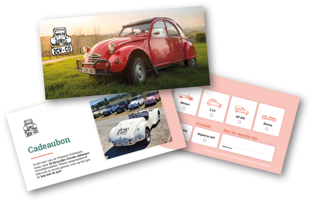 2PK verhuur en events in de Vlaamse Ardennen | 2CV & CO